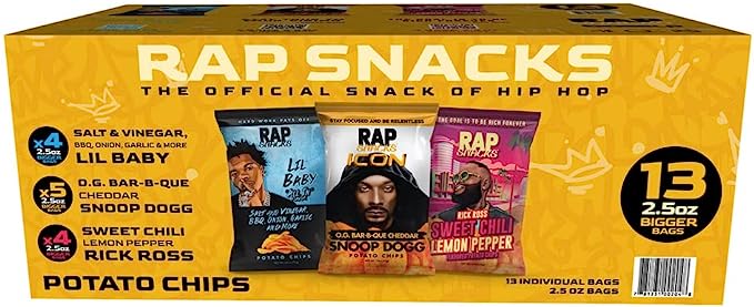Rap Snacks Gold Variety Pack Chips (2.5 oz., 13 ct.) – Kozmik Classics