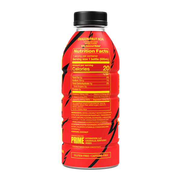 USA - Limited Edition IShowSpeed Dragon Fruit Acai Prime Hydration ...